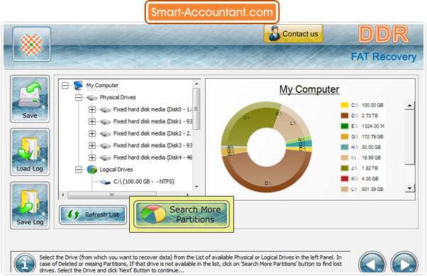 FAT Data recovery software screenshots fat hard drive files retrieval ...