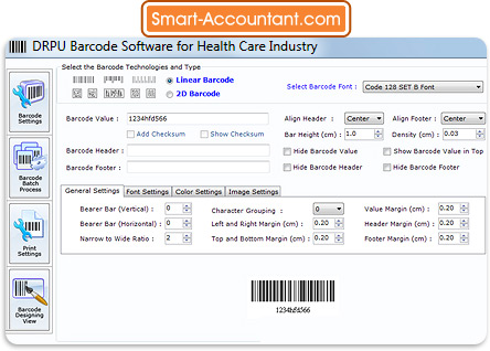Barcode Maker Software for Healthcare Industry Hospital barcoding ...